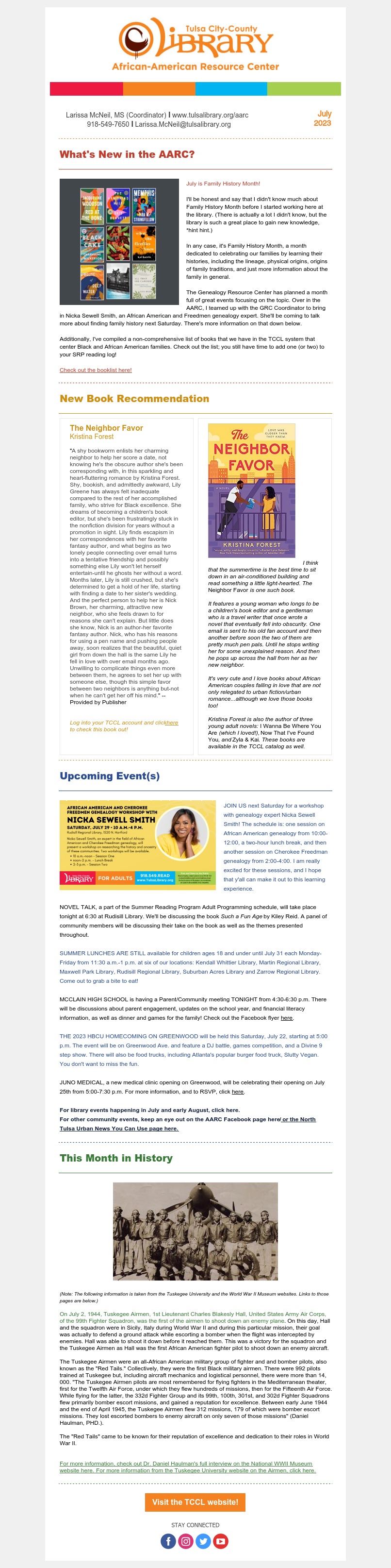 African-American Resource Center | Tulsa Library